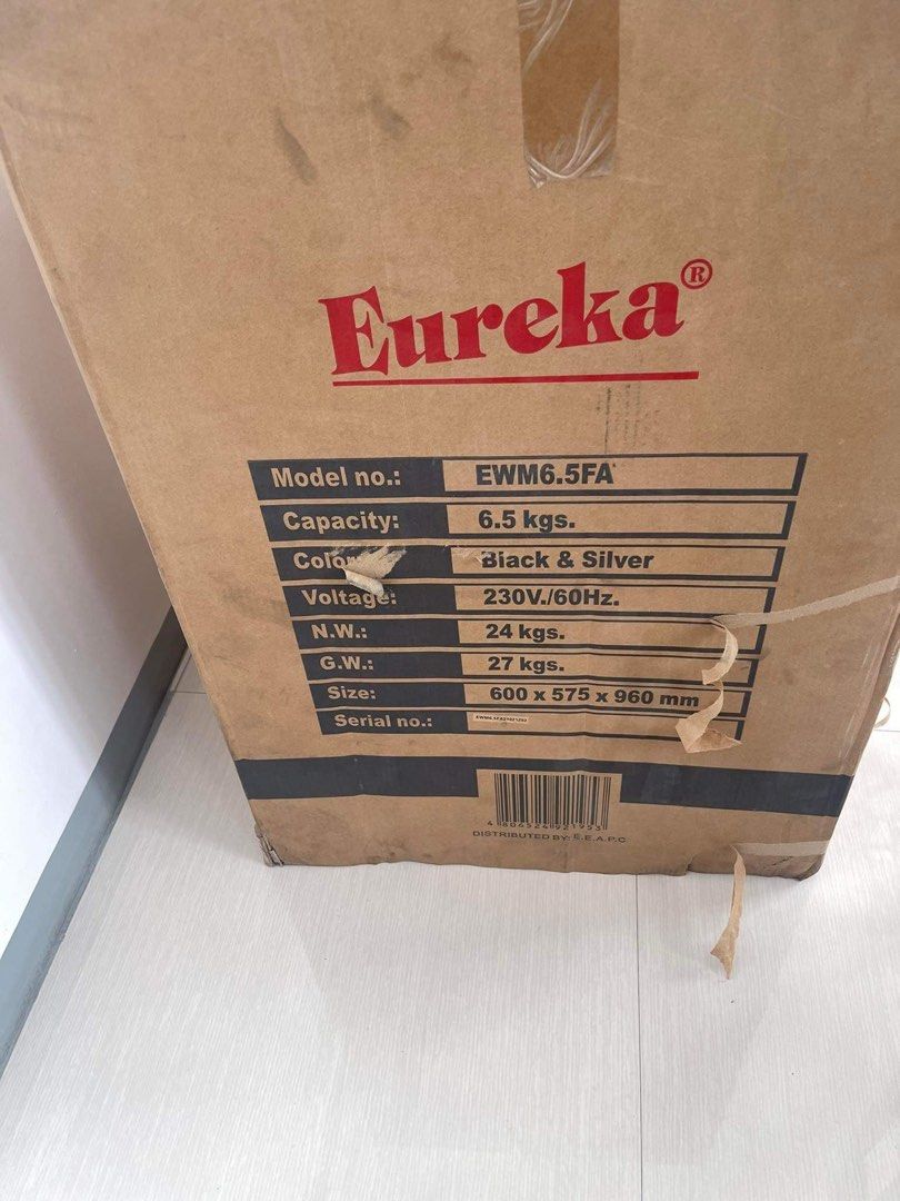 Eureka Automatic Washing Machine, TV & Home Appliances, Washing ...