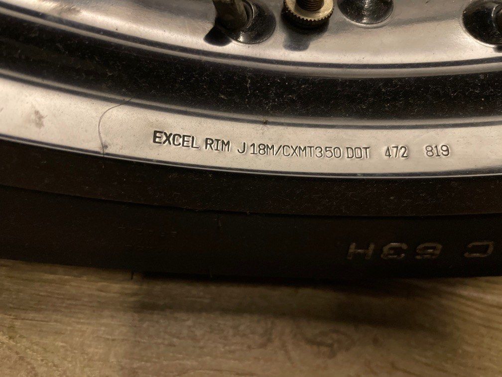 Excel rim, Motorcycles, Motorcycle Accessories on Carousell