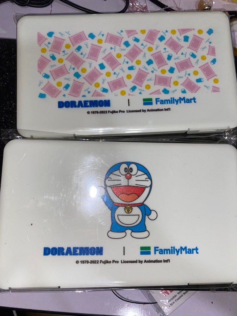 FamilyMart Doraemon mask (with case) blue and white, Hobbies & Toys ...