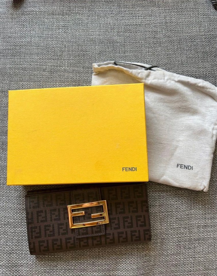 Fendi wallet, Luxury, Bags & Wallets on Carousell