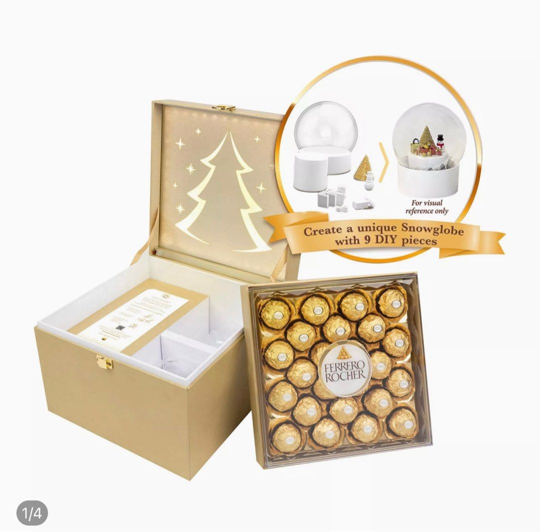 Ferrero Rocher Limited Edition 40th anniversary DIY snow globe Kit ...