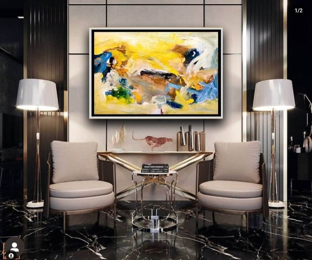 FOR ALL ABSTRACT PAINTING COLLECTORS - COMMISSION WORK PAINTINGS BY A ...