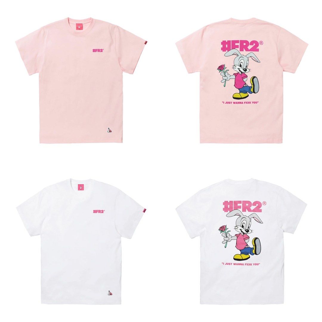 FR2 ROSE RABBIT TEE, Men's Fashion, Tops & Sets, Tshirts & Polo Shirts ...
