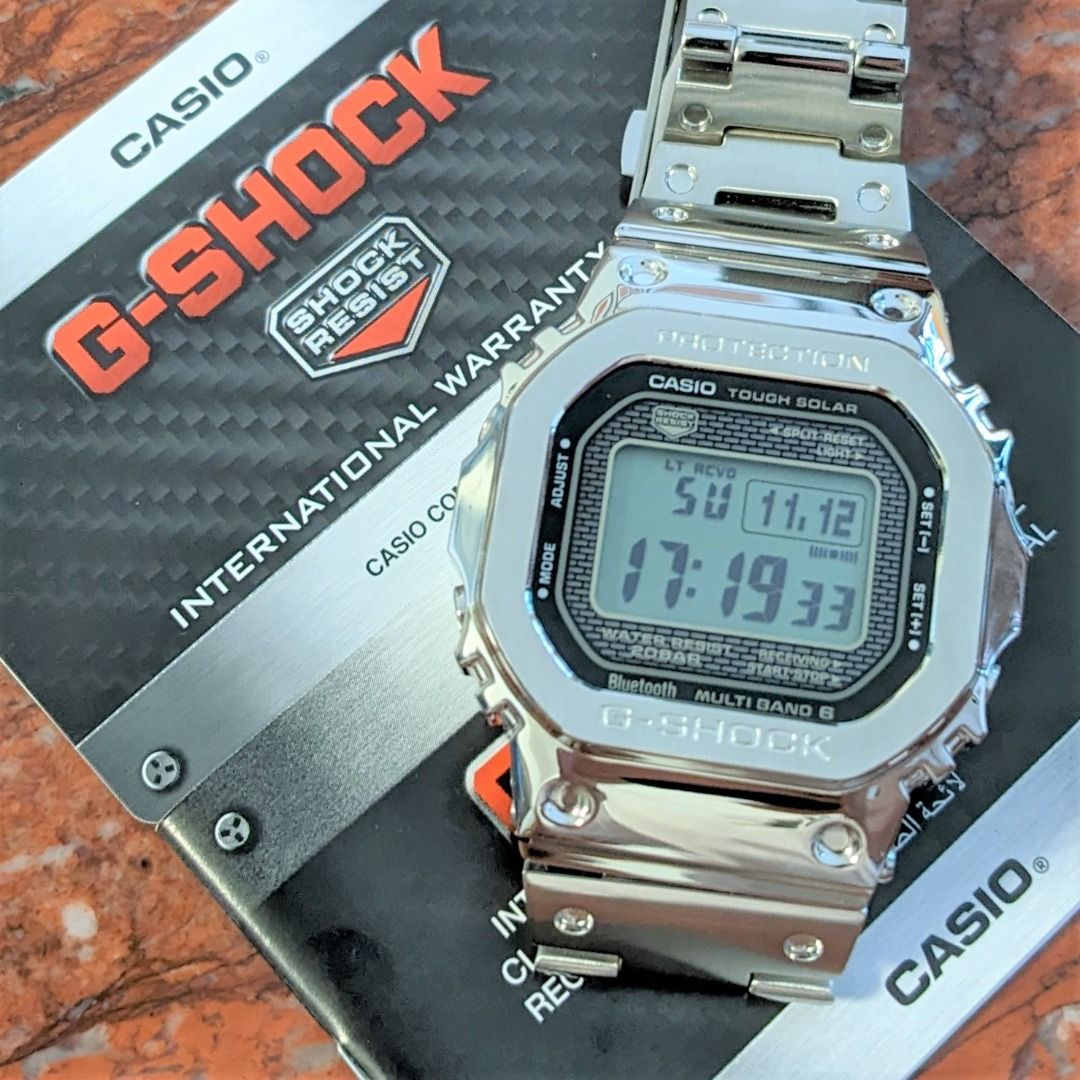 [Full Set] G-Shock (2021) Square GMW-B5000D-1 Casio Made in Japan ...