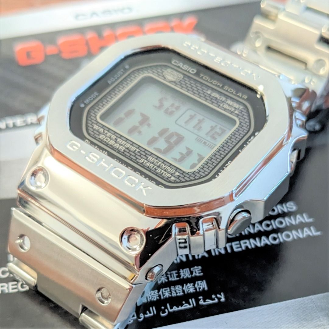 [Full Set] G-Shock (2021) Square GMW-B5000D-1 Casio Made in Japan ...