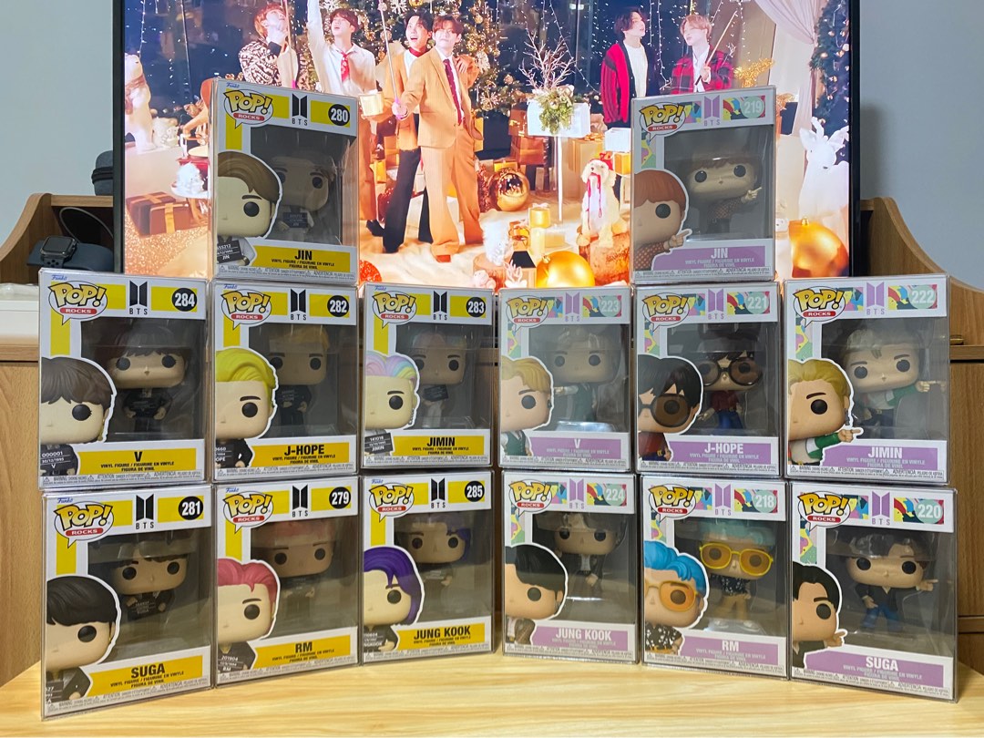 Funko Pop! BTS Butter and Dynamite Double Set, Hobbies & Toys, Memorabilia & Collectibles, Fan ...