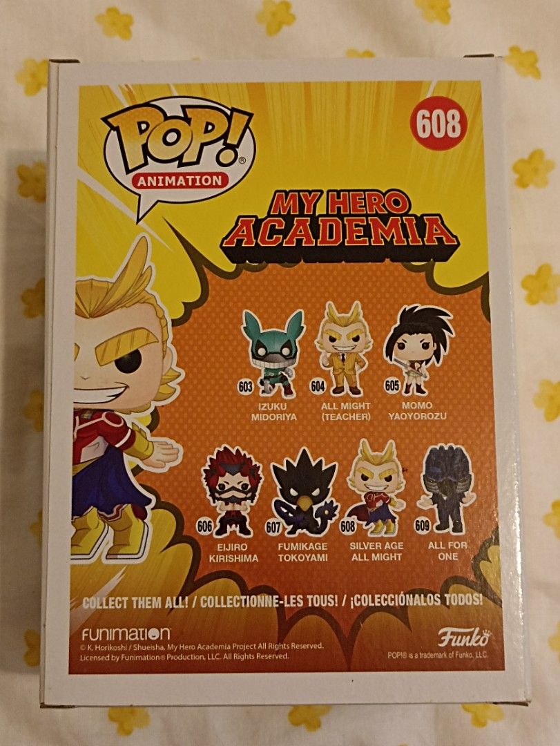 Funko Pop MHA All Might Silver Age Metallic, Hobbies & Toys, Toys ...