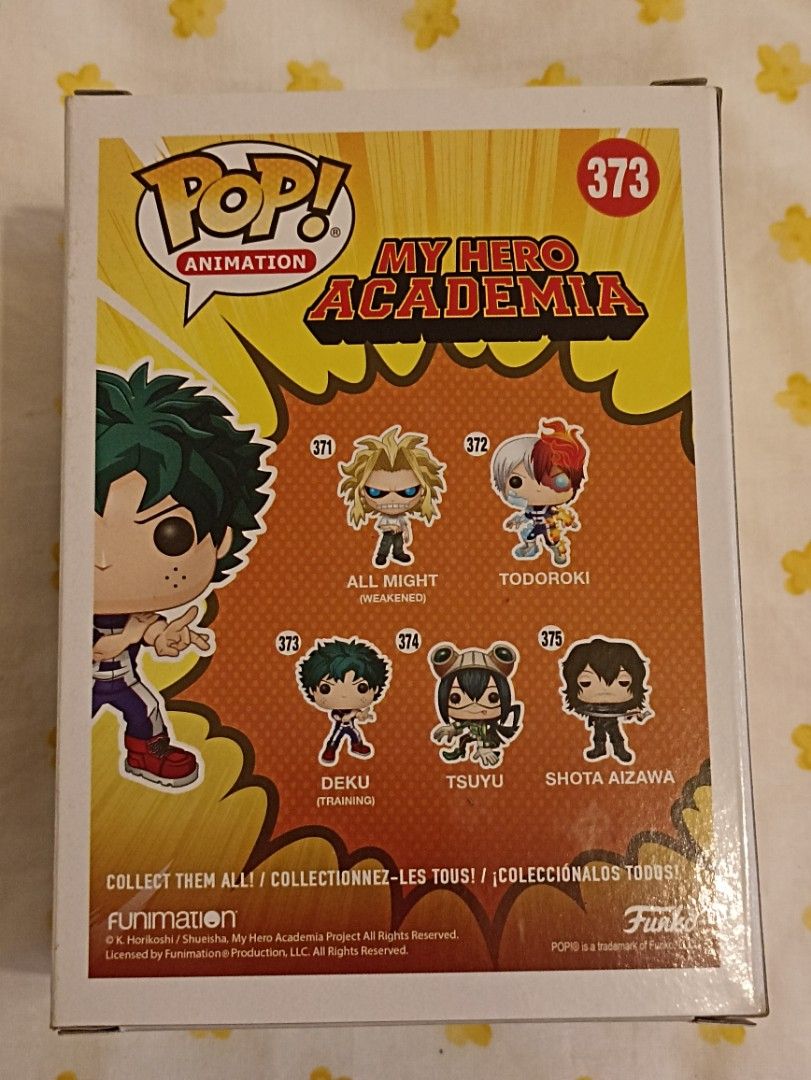 Funko Pop MHA Deku Training, Hobbies & Toys, Toys & Games on Carousell