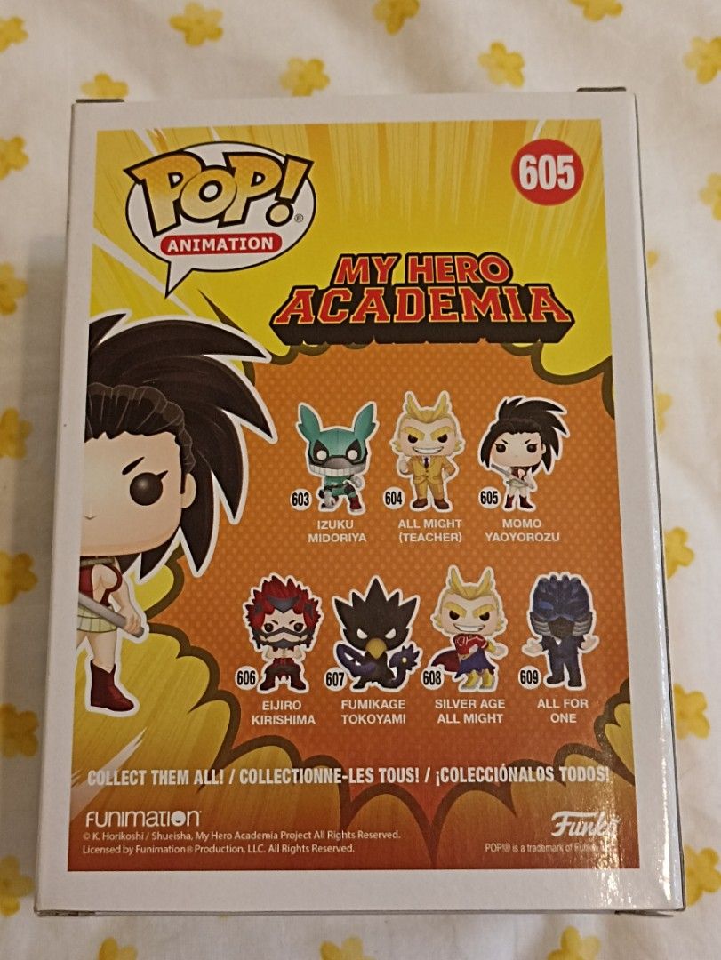 Funko Pop MHA Momo Yaoyorozu, Hobbies & Toys, Toys & Games on Carousell