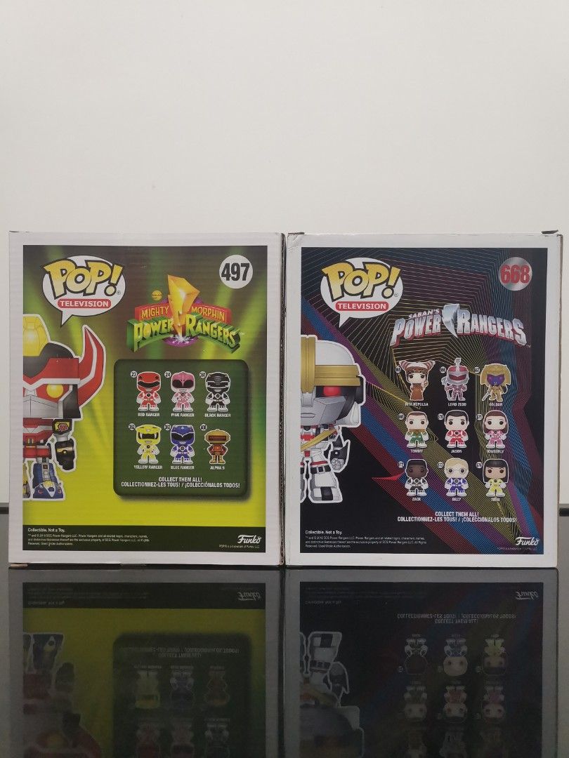 Funko Pop Power Rangers - Megazord, White Tigerzord, Hobbies & Toys ...