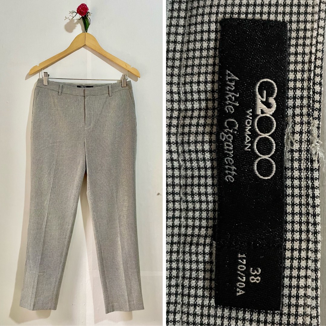 G2000 houndstooth ankle trouser, Women's Fashion, Bottoms, Other ...