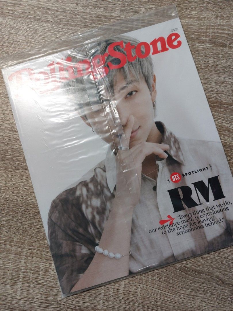 GA: BTS RM Rolling Stone Magazine Cover, Hobbies & Toys, Books ...
