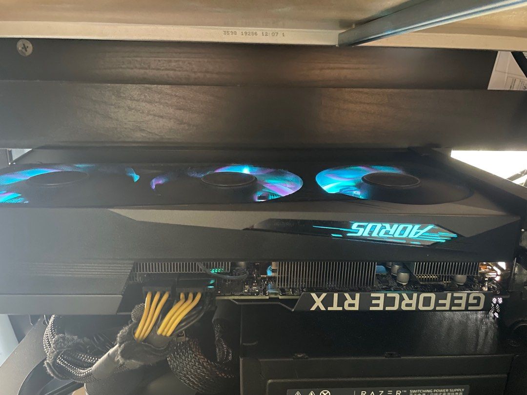 Gigabyte Aorus RTX 3060 elite with Razer Core X black eGPU enclosure ...