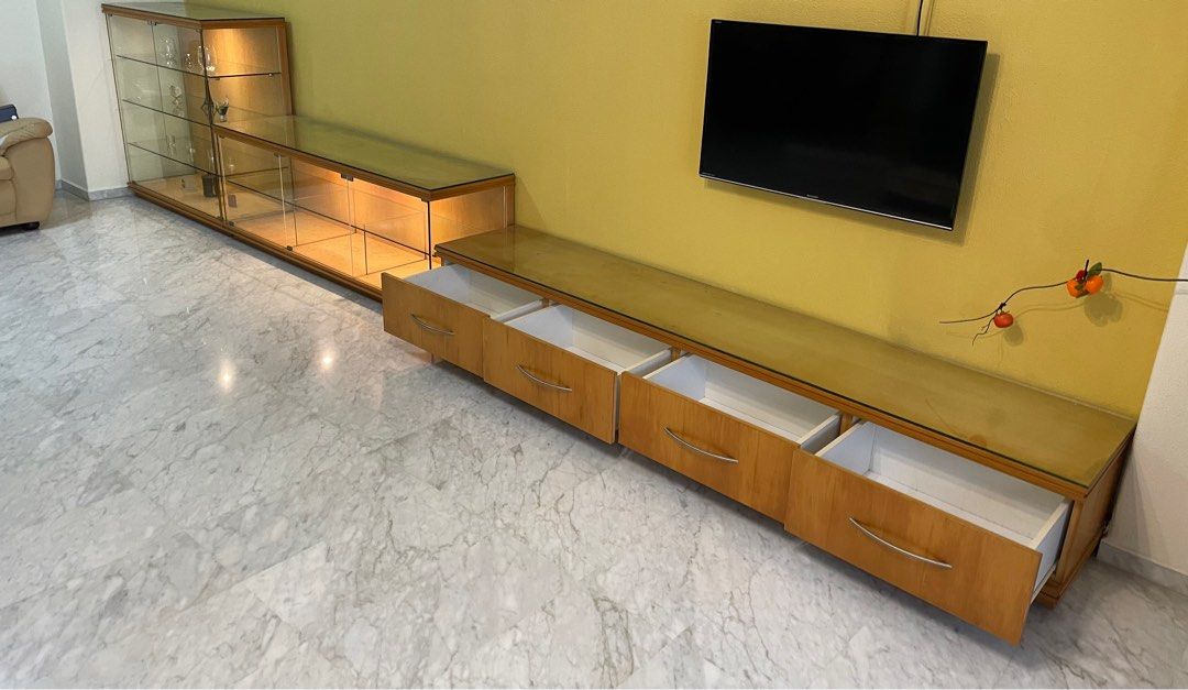 Glass Display Cabinets X2 Furniture And Home Living Furniture Shelves Cabinets And Racks On