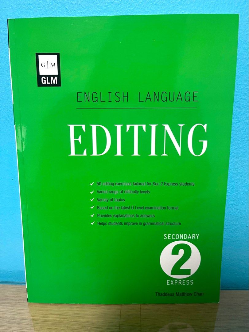 GLM Sec 2 editing book, Hobbies & Toys, Books & Magazines, Assessment ...