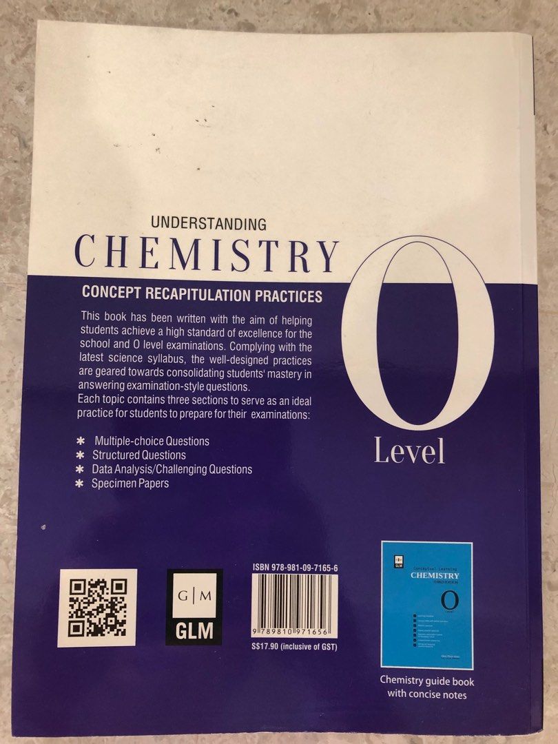 GLM understanding Chemistry concept recapitulation practices, Hobbies ...