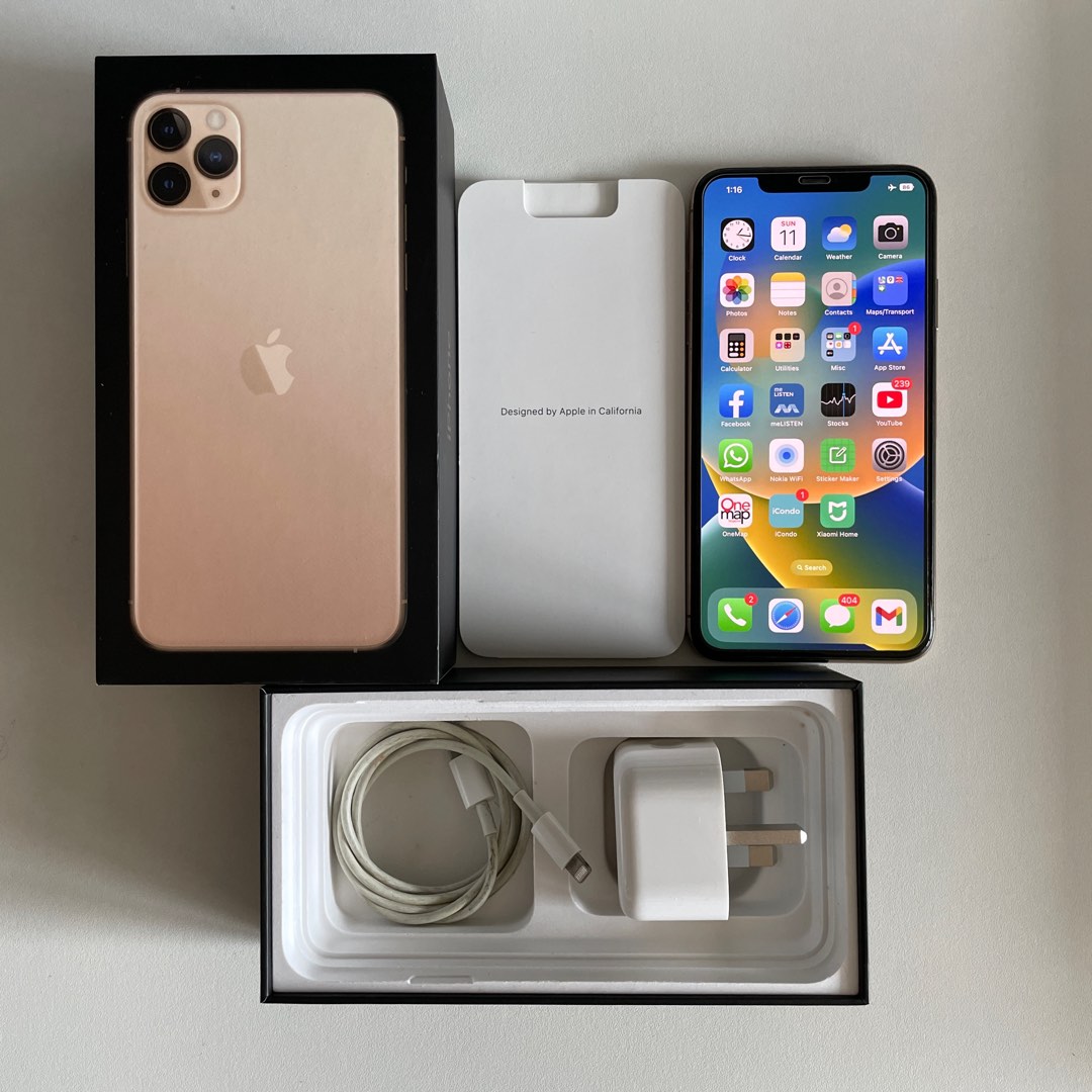 Gold iPhone 11 Pro Max 256GB, Mobile Phones & Gadgets, Mobile Phones ...