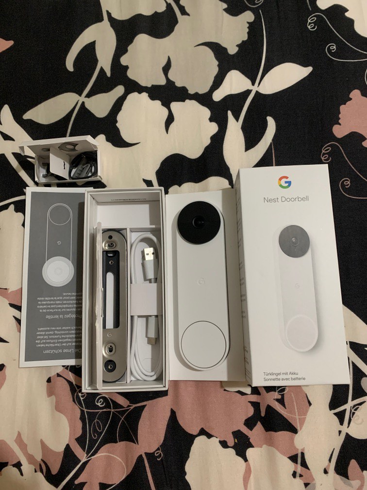 Google Nest Doorbell (Battery) CCTV Door Bell viewer motion detection ...