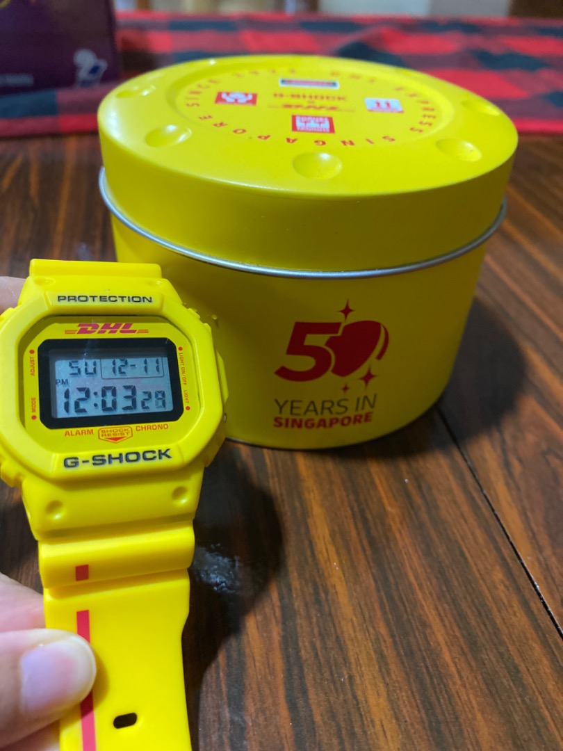 G-shock limited edition DHL watch, Hobbies & Toys, Memorabilia ...