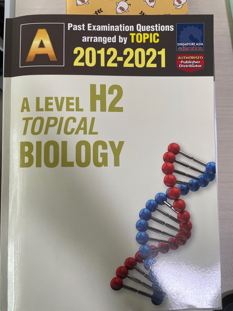 H2 Biology 2012-2021 Topical Questions, Hobbies & Toys, Books ...