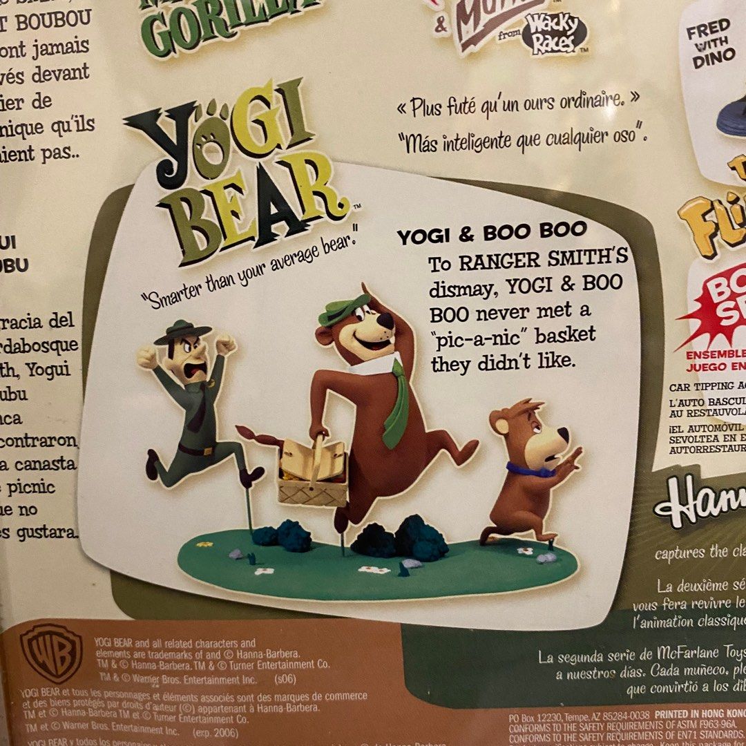 Hana barbera yogi bear collectibles figure, Hobbies & Toys, Toys ...