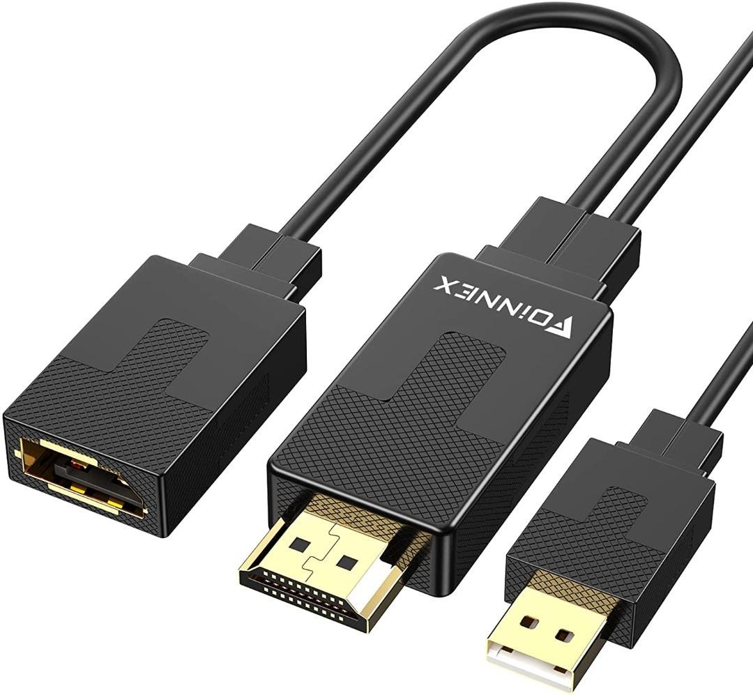 HDMI to DisplayPort adapter transmits signals only from the HDMI output ...