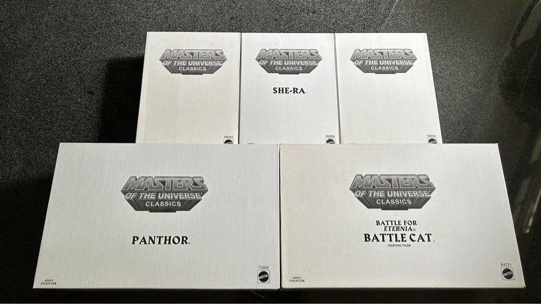 HE MAN, SKELETOR, SHE-RA, BATTLE CAT, PANTHOR, Hobbies & Toys, Toys ...