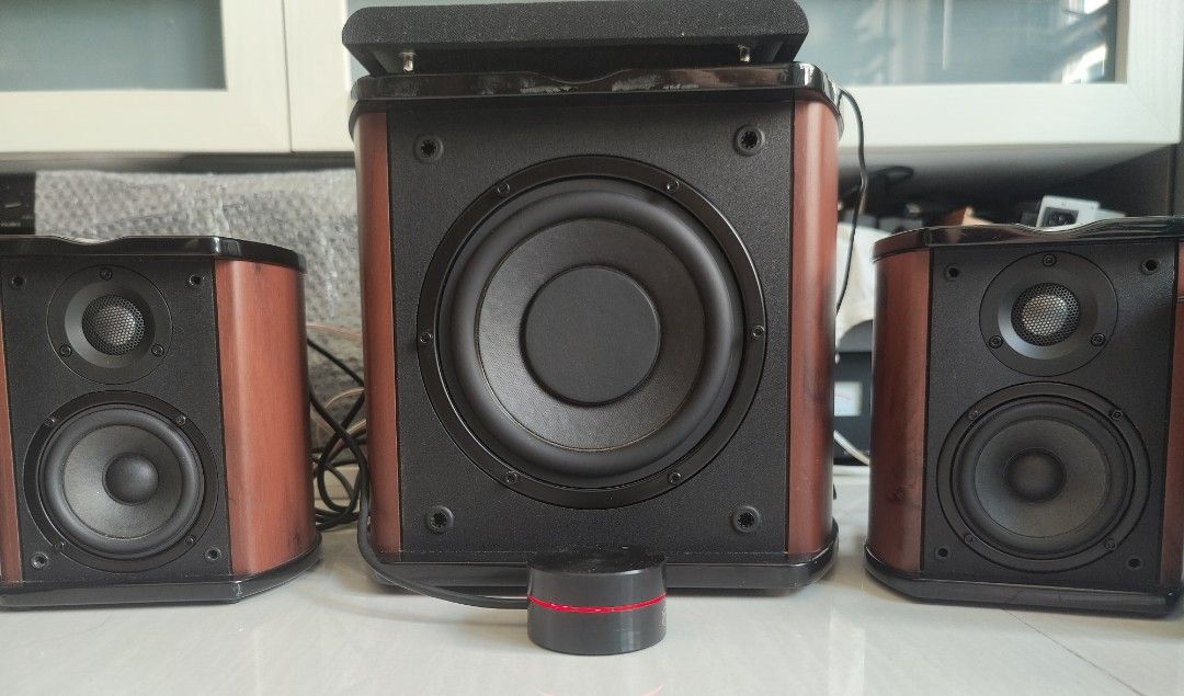 Hivi swans 2.1 channel m50w active desktop speaker, Audio, Soundbars ...