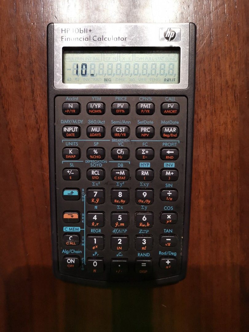 HP 10bII+ Financial Calculator, Hobbies & Toys, Stationery & Craft ...