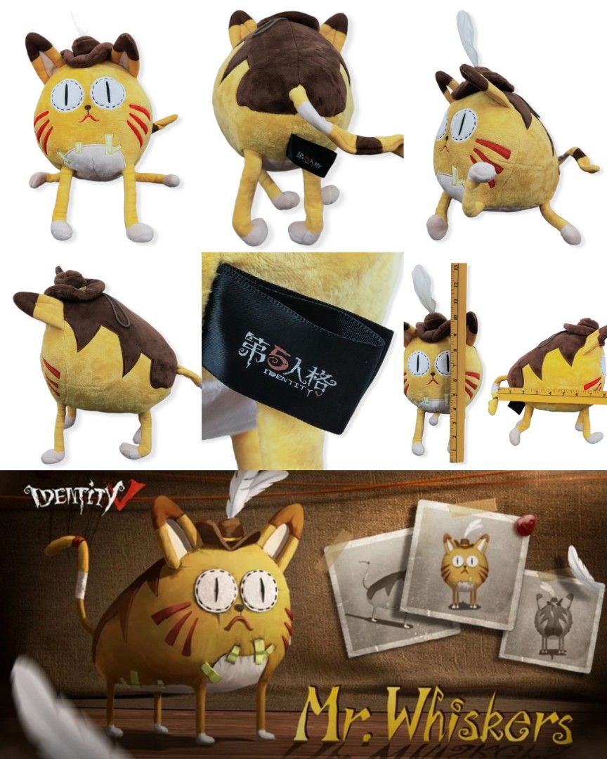 Identity V Mr. Whiskers Posable Plush Doll, Hobbies & Toys, Toys ...