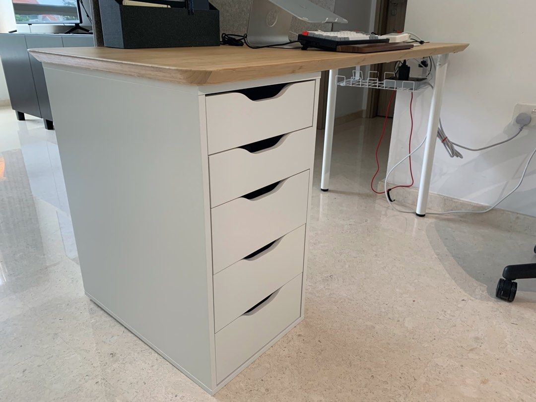 Ikea (Anfallare) Work Desk, Furniture & Home Living, Furniture, Tables ...