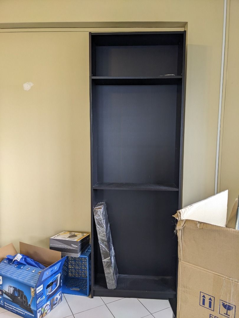 Ikea Billy Bookshelf with Extension, Furniture & Home Living, Furniture ...