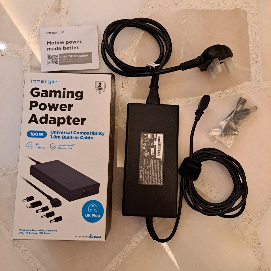 Innergie 180W Gaming Power Adapter, Computers & Tech, Parts ...