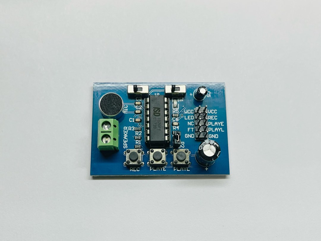 ISD1820 錄放語音模組 (MTARDISD1820) 適用Arduino, 哩哩扣扣, 其他在旋轉拍賣
