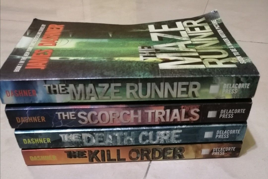 James Dashner maze runner book series, Hobbies & Toys, Books ...