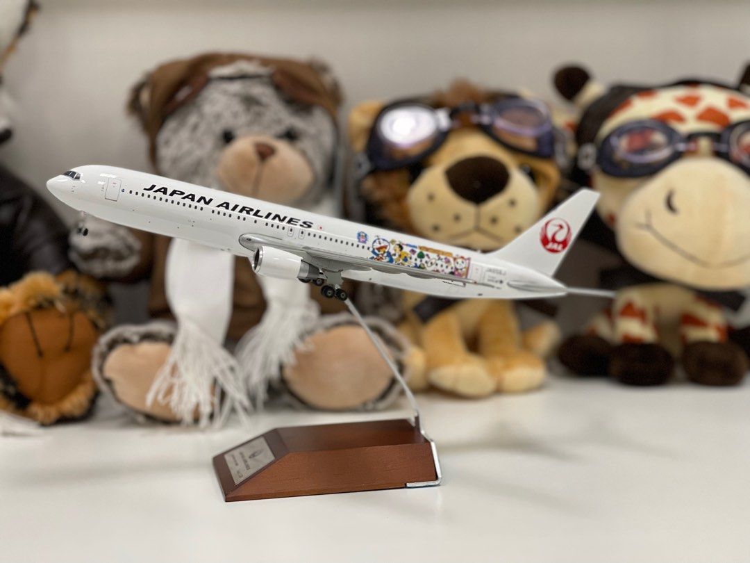 Japan Airline Boeing 767-346/ER, JC200 JAL 767-300 Doraemon, 興趣及遊戲, 玩具 ...