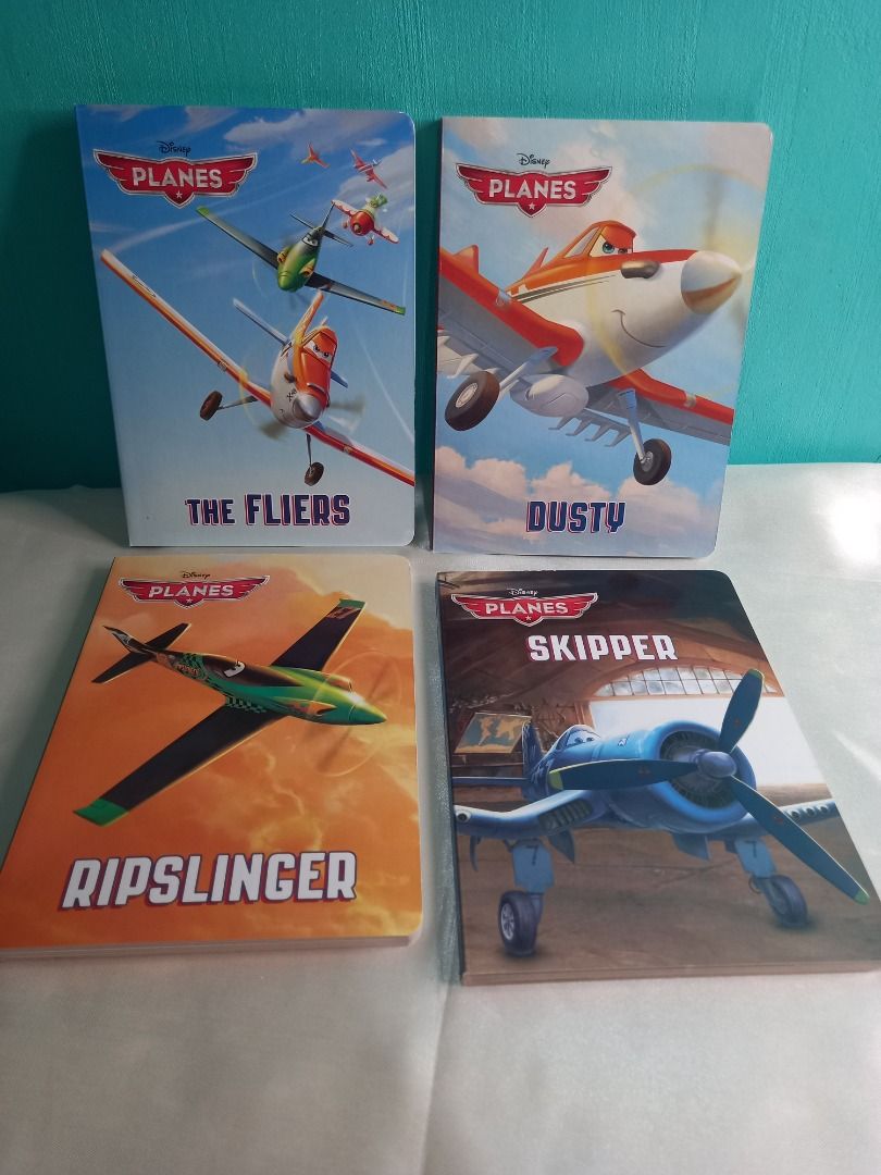 Jet Set! (Disney Planes) Board Book Set of 4, Hobbies & Toys, Books ...