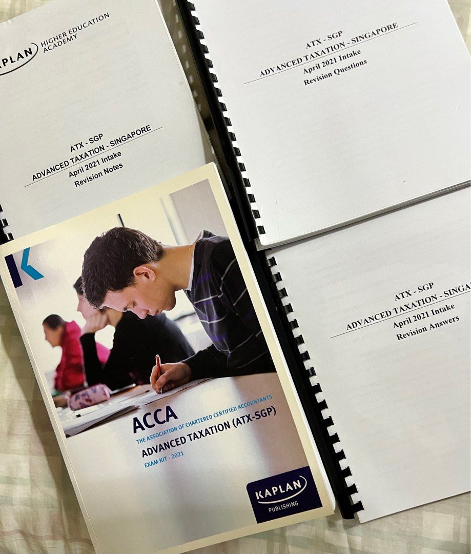 Kaplan x ACCA ATX 2021 - Revision Notes, Exam Kit, Hobbies & Toys ...