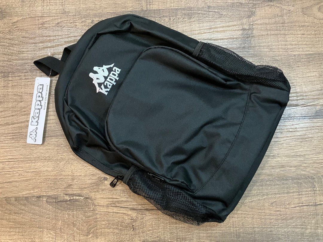 Kappa Black Backpack, Men's Fashion, Bags, Backpacks on Carousell