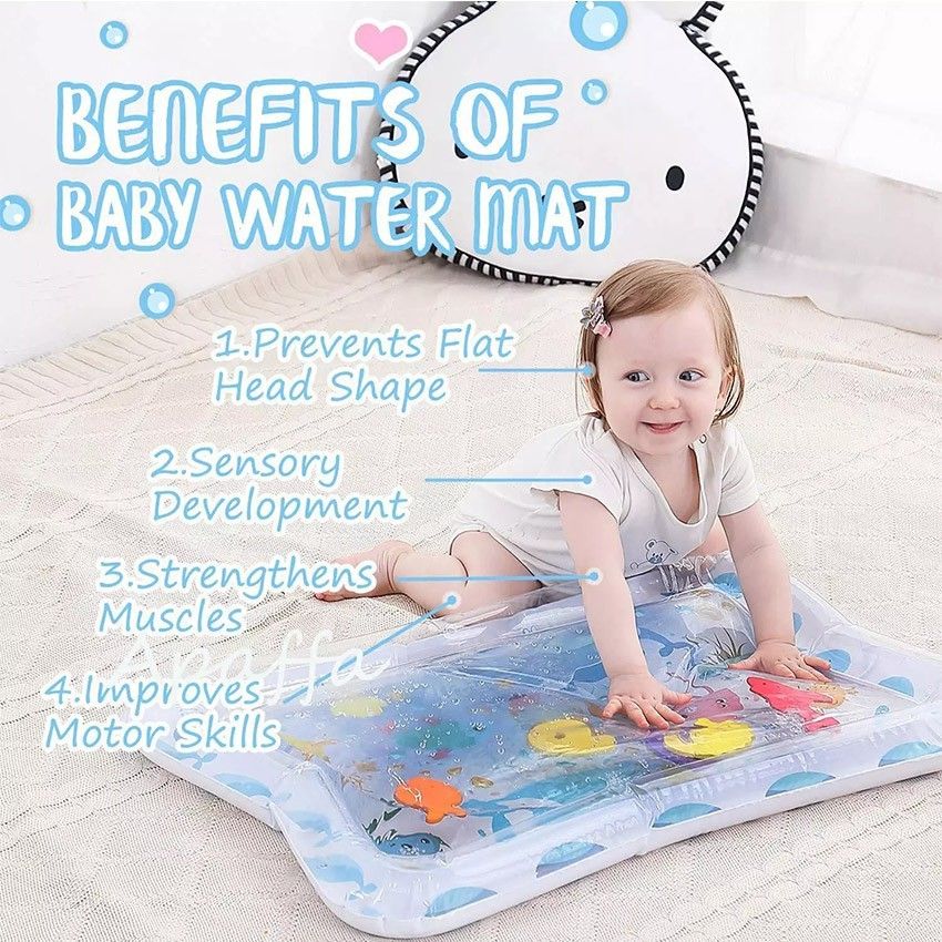 KASUR AIR MATRAS BAYI TUMMY TIME PUTIH DOLPHIN LUMBA LUMBA WATER ...