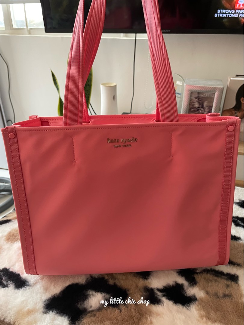 kate spade little better sam nylon medium tote, Women's Fashion, Bags ...
