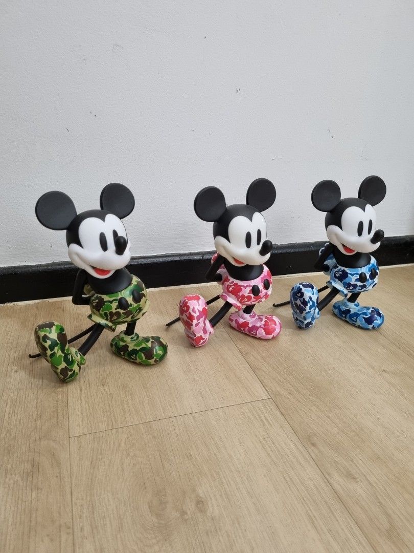 Kaws X bathing ape Mickey mouse VCD, Hobbies & Toys, Toys & Games on ...