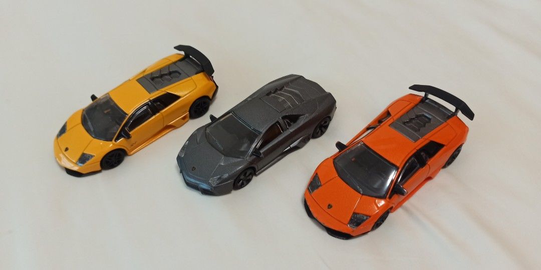 Lamborghini miniature models (Set of 3), Hobbies & Toys, Toys & Games ...