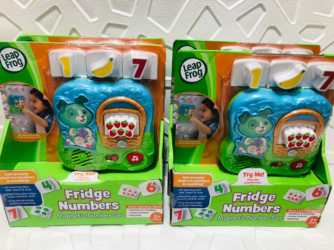 Leapfrog Fridge Numbers, Hobbies & Toys, Toys & Games on Carousell