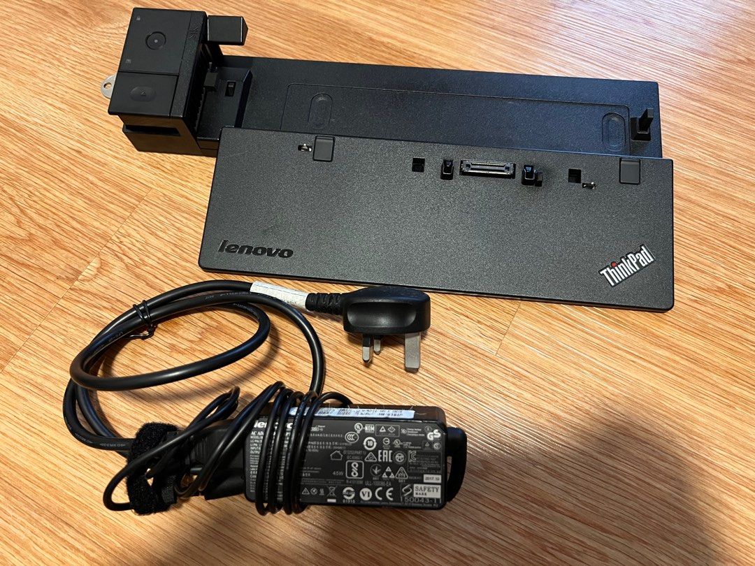 Lenovo Thinkpad Docking Bay with 90W Slim Tip Charger, Computers & Tech ...