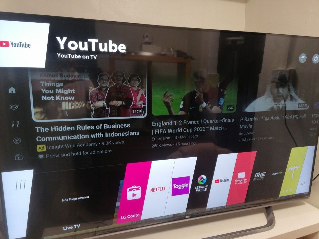 Lg 3D smart 4k nanocell tv 65 inch, TV & Home Appliances, TV ...