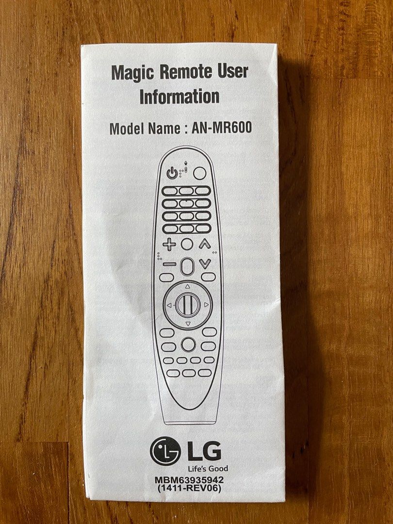 LG Magic Remote Control AN-MR600, TV & Home Appliances, TV ...