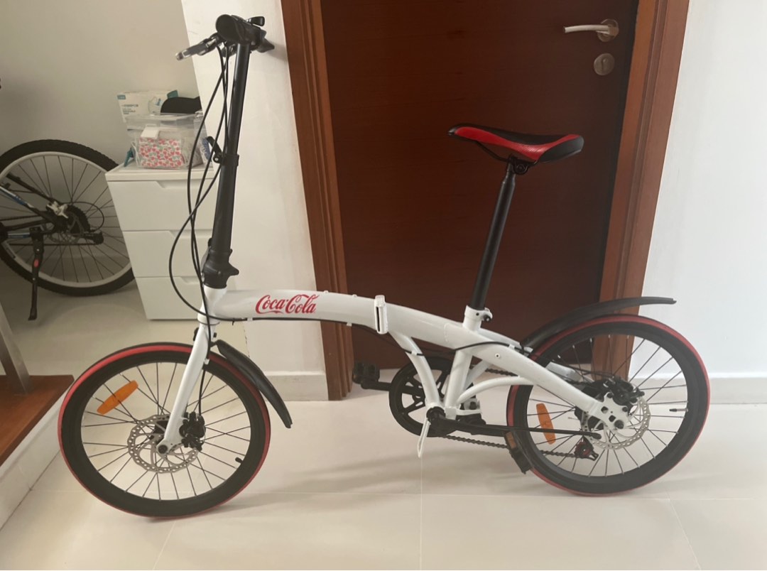 Limited Edition Coca Cola Folding Bicycle, Sports Equipment, Bicycles ...