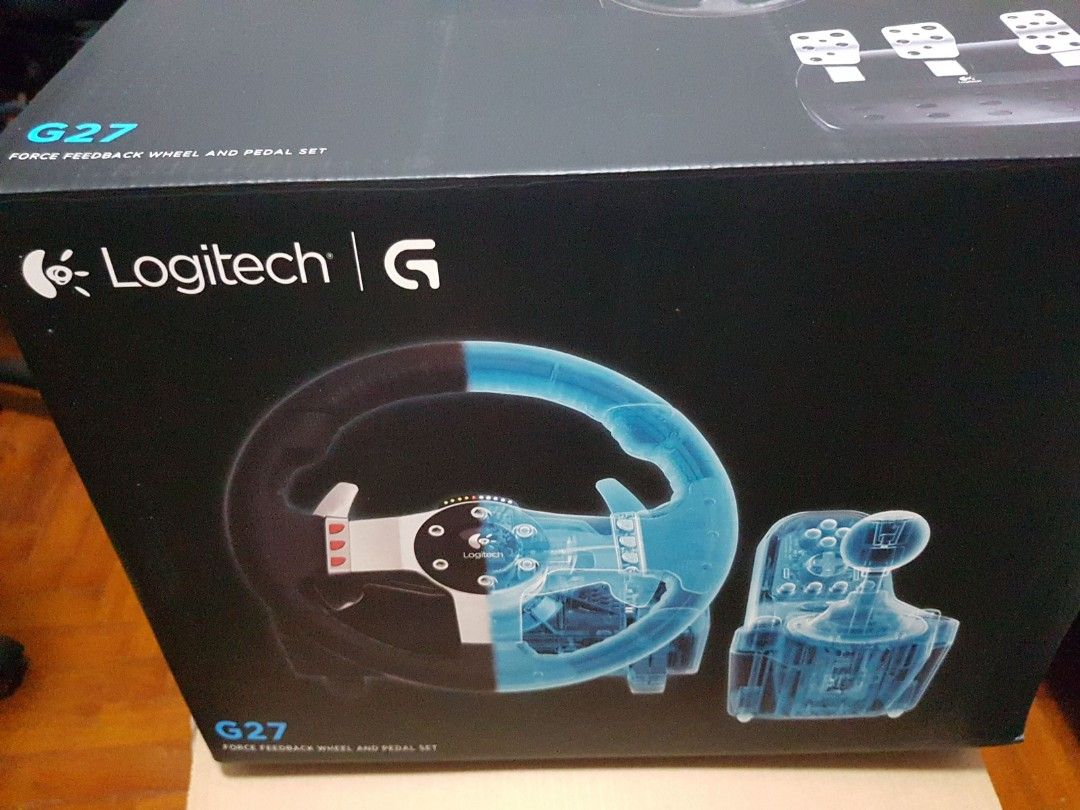 Logitech G27, Video Gaming, Gaming Accessories, Controllers on Carousell