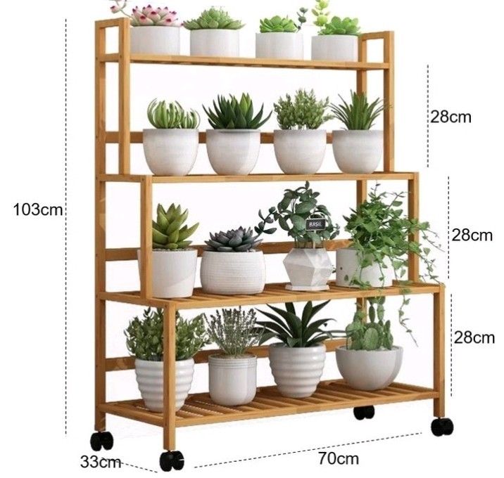 Lovely Plant rack with wheels, Furniture & Home Living, Furniture ...